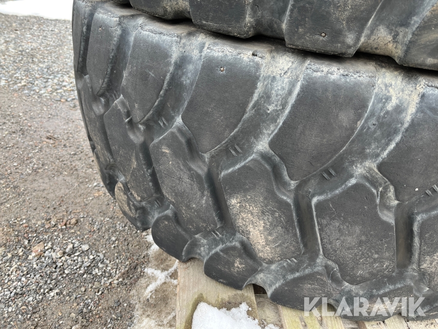 Entreprenaddäck 4 st Goodyear 17.5R25, Botkyrka, Klaravik au
