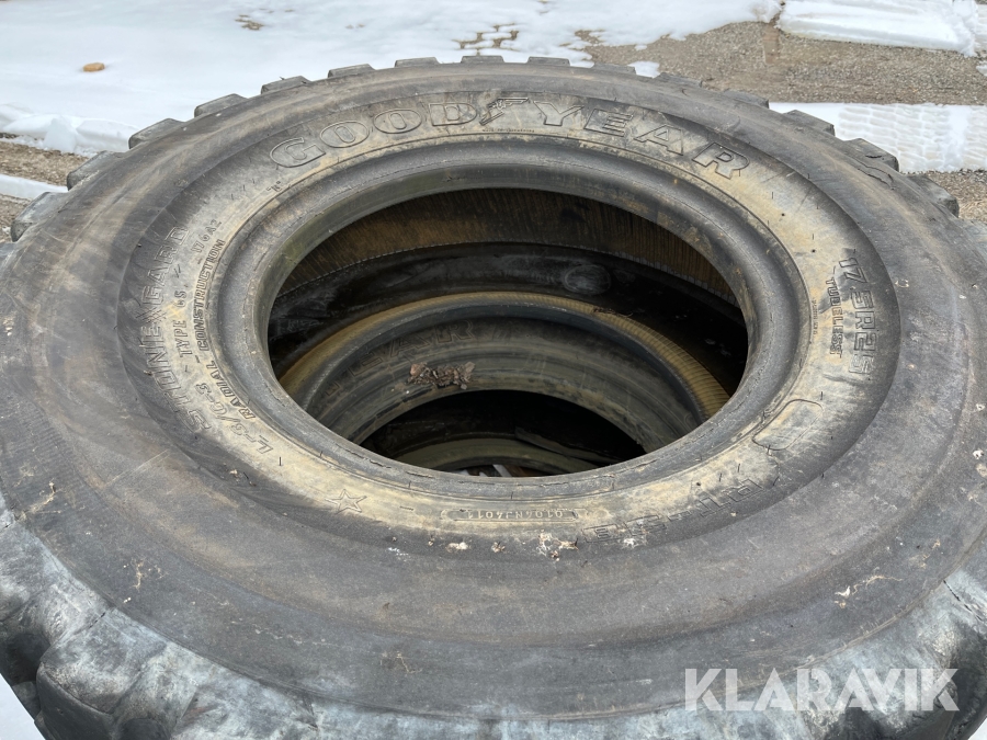 Entreprenaddäck 4 st Goodyear 17.5R25, Botkyrka, Klaravik au