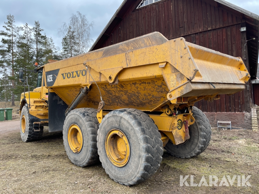 Dumper Volvo A25E, Oskarshamn, Klaravik auktioner