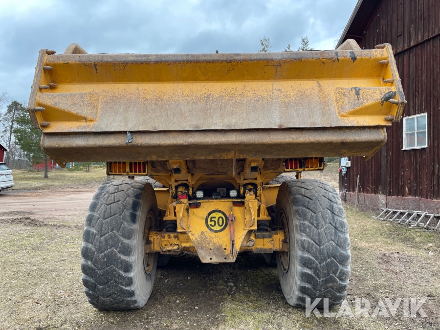 Dumper Volvo A25E, Oskarshamn, Klaravik auktioner