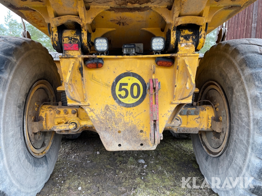 Dumper Volvo A25E, Oskarshamn, Klaravik auktioner