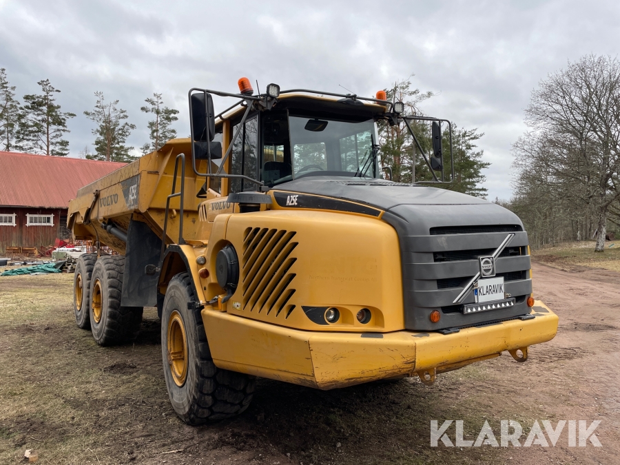 Dumper Volvo A25E, Oskarshamn, Klaravik auktioner
