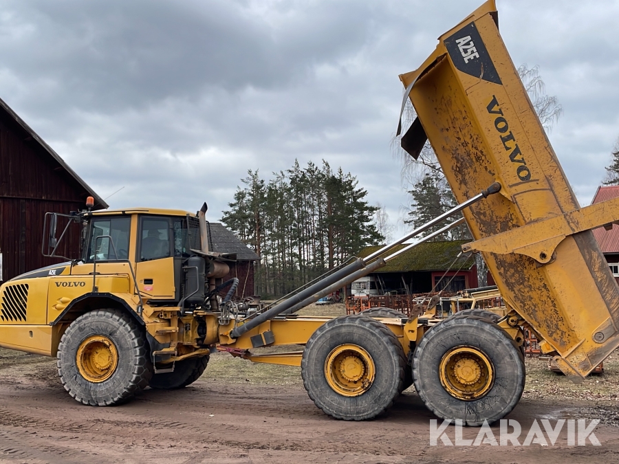 Dumper Volvo A25E, Oskarshamn, Klaravik auktioner
