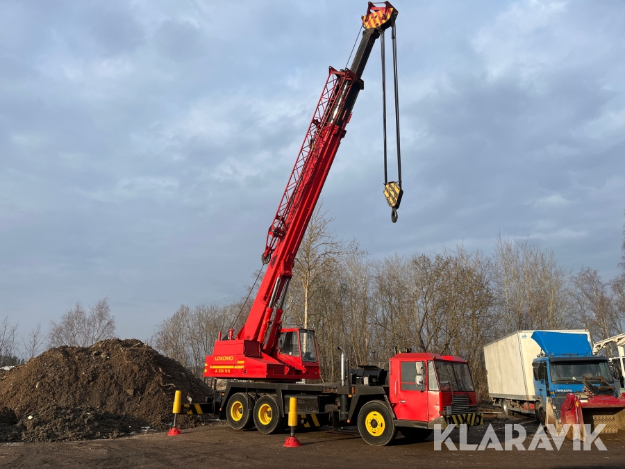 Mobilkran Lokomo A 331 NS, Hallstahammar, Klaravik auktioner