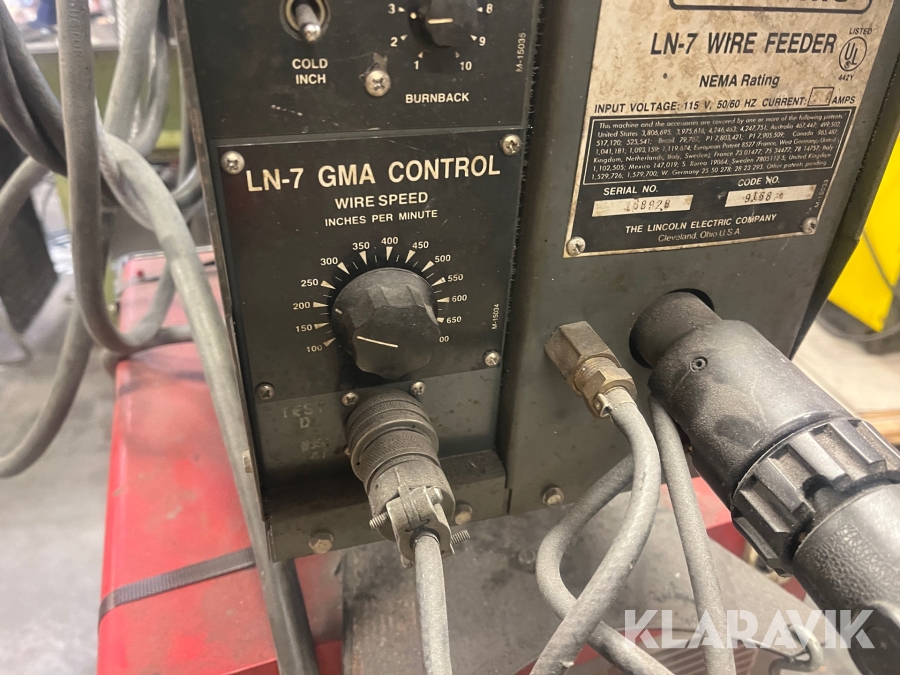 Svets Lincoln Norweld CV 400-I, Skara, Klaravik auktioner