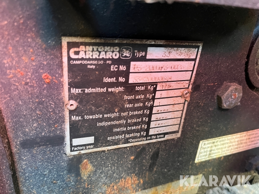 Redskapsbärare 2st Rondo K333, Linköping, Klaravik auktioner