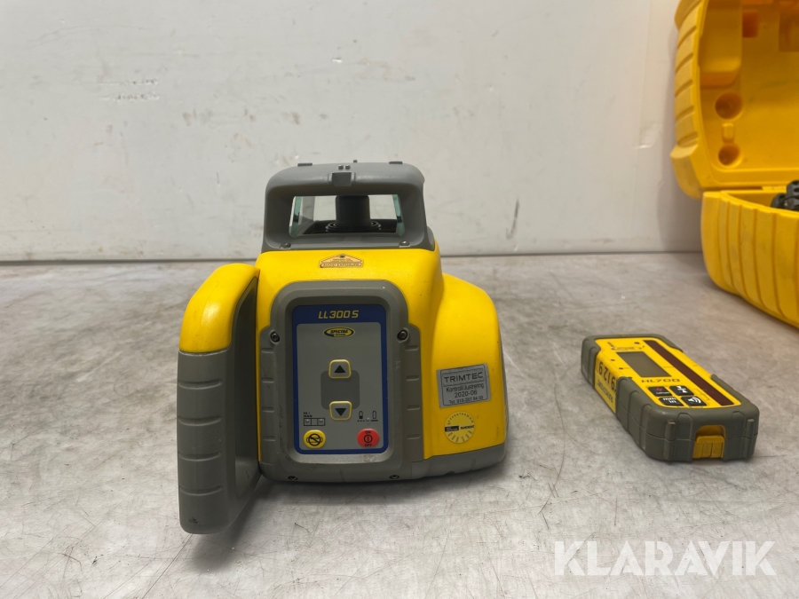 Planlaser & lasermottagare Spectra LL300S, HL700, Svalöv, Kl