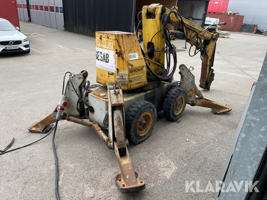Rivningsrobot Brokk 250 E, Göteborg, Klaravik auktioner