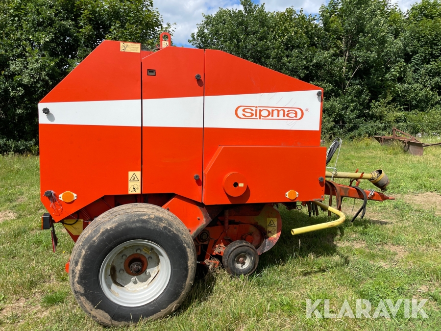 Rundbalspress Sipma Agro 120, Ronneby, Klaravik auktioner