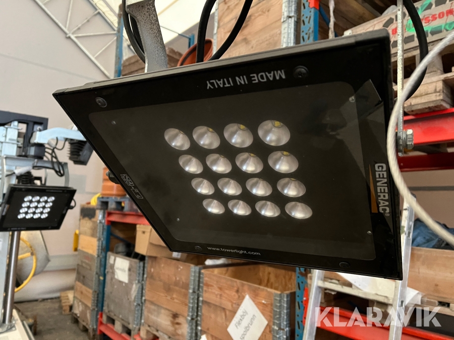 Belysningsmast El Björn Generac mobile Linkt3, Gävle,