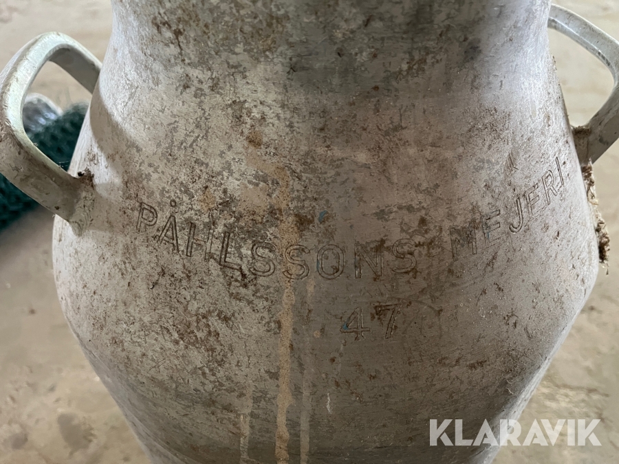 Mjölkkannor, Falköping, Klaravik auktioner