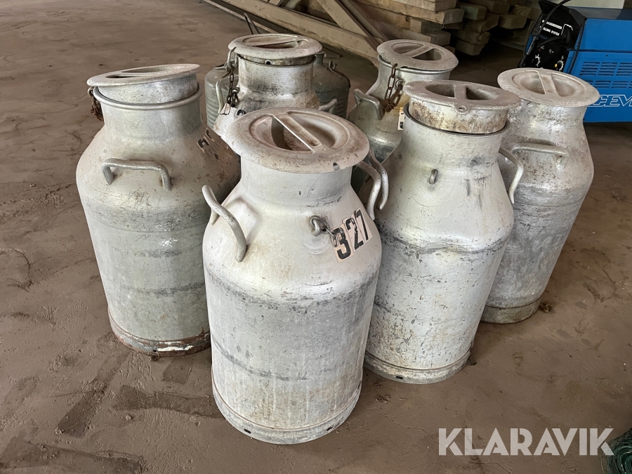 Mjölkkannor, Falköping, Klaravik auktioner