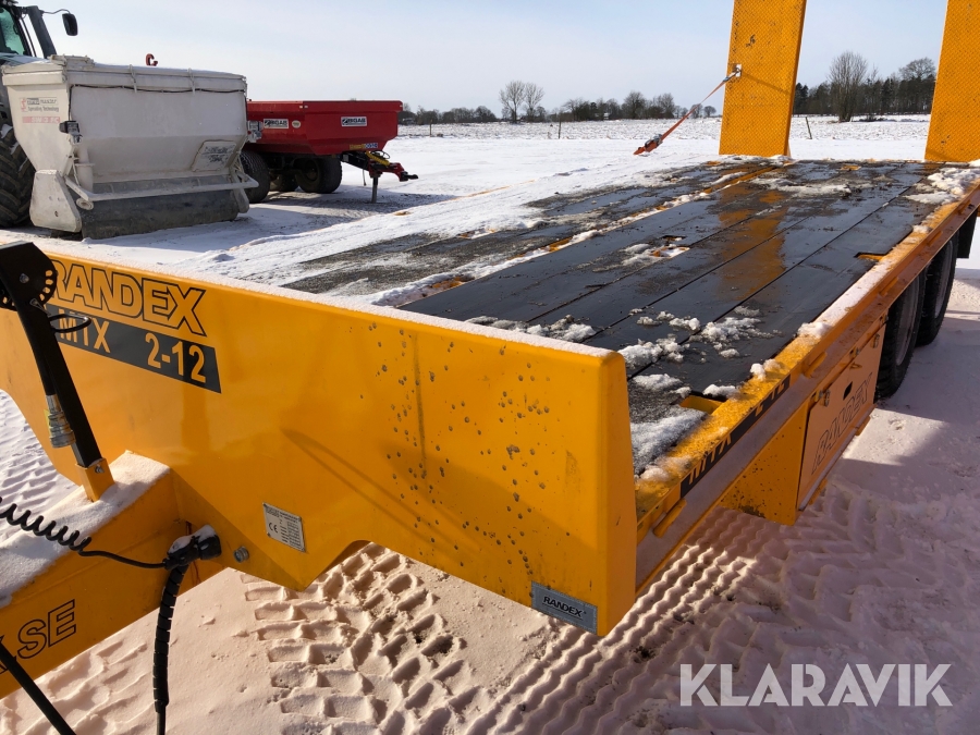 Klaravik Auktioner | Maskintrailer Randex MTX 2-12