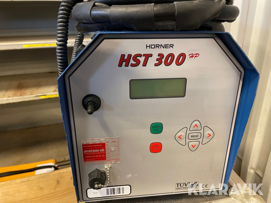Plastsvets Hurner HST 300 HP, Uddevalla, Klaravik auktioner