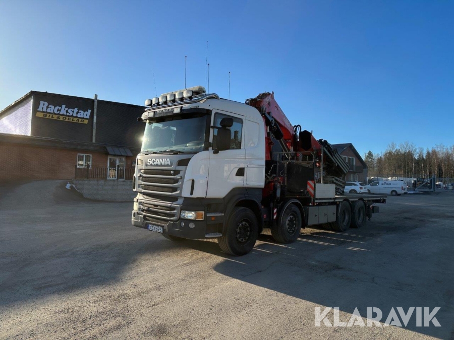 Kranbil Scania R480 8x2, Arvika, Klaravik auktioner