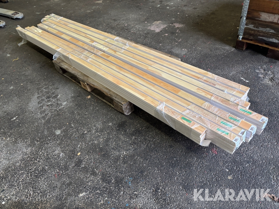 Golvlist / sockel EHL Prolist 12x56x3000 Vit, Sjöbo, Klaravi