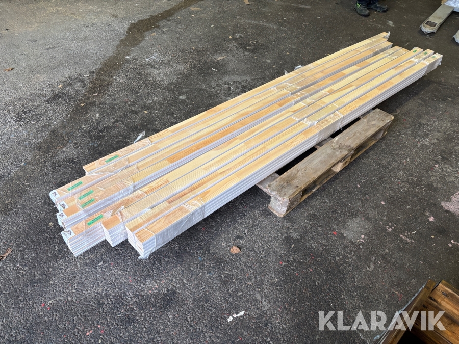 Golvlist / sockel EHL Prolist 12x56x3000 Vit, Sjöbo, Klaravi