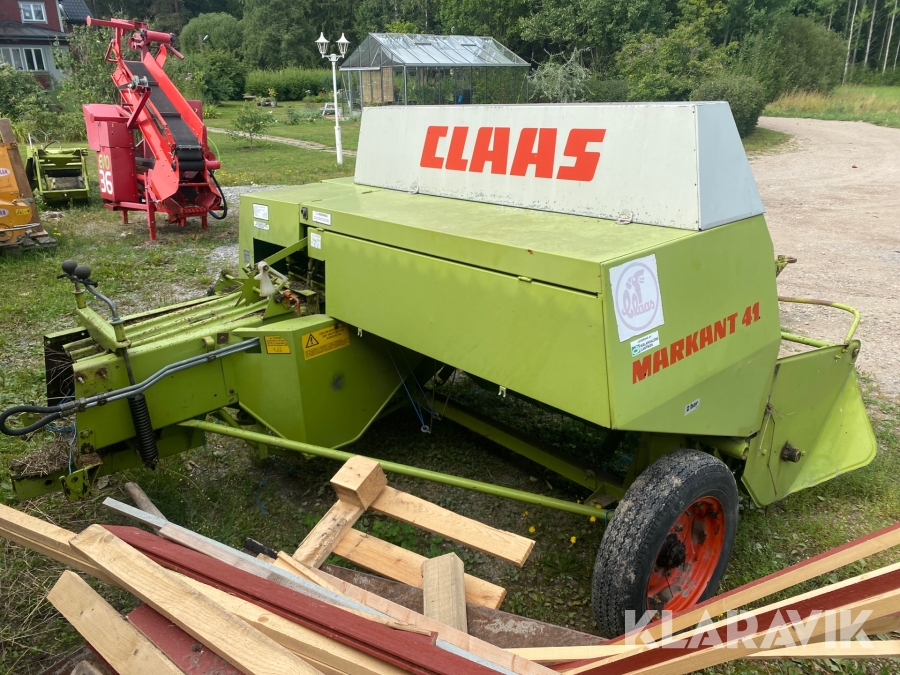 Småbalspress Claas Markant 41, Gävle, Klaravik auktioner