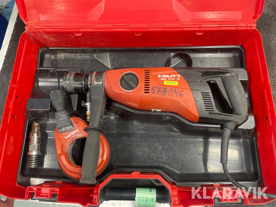 Kärnborrmaskin Hilti DD 110-W, Svalöv, Klaravik auktioner