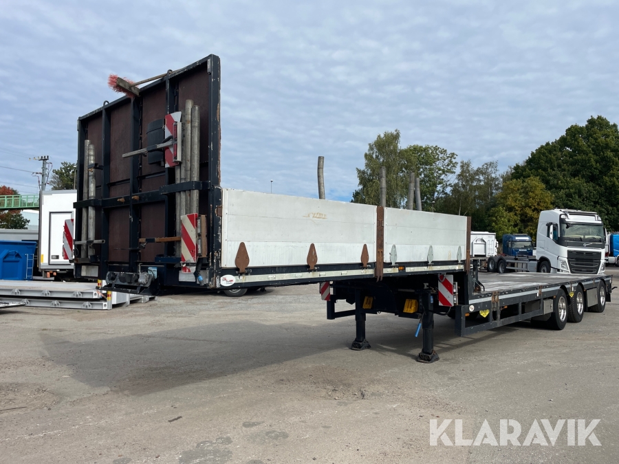 Maskintrailer/Trombontrailer Broshuis E-2190/27(31N5), Karls