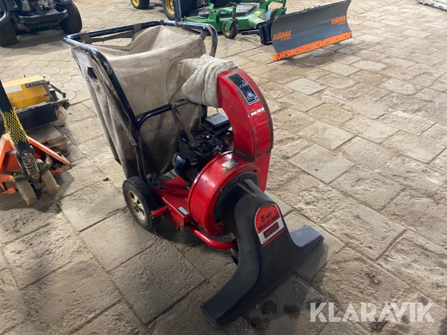 Lövsug MTD Multi-Vac, Bjuv, Klaravik auktioner