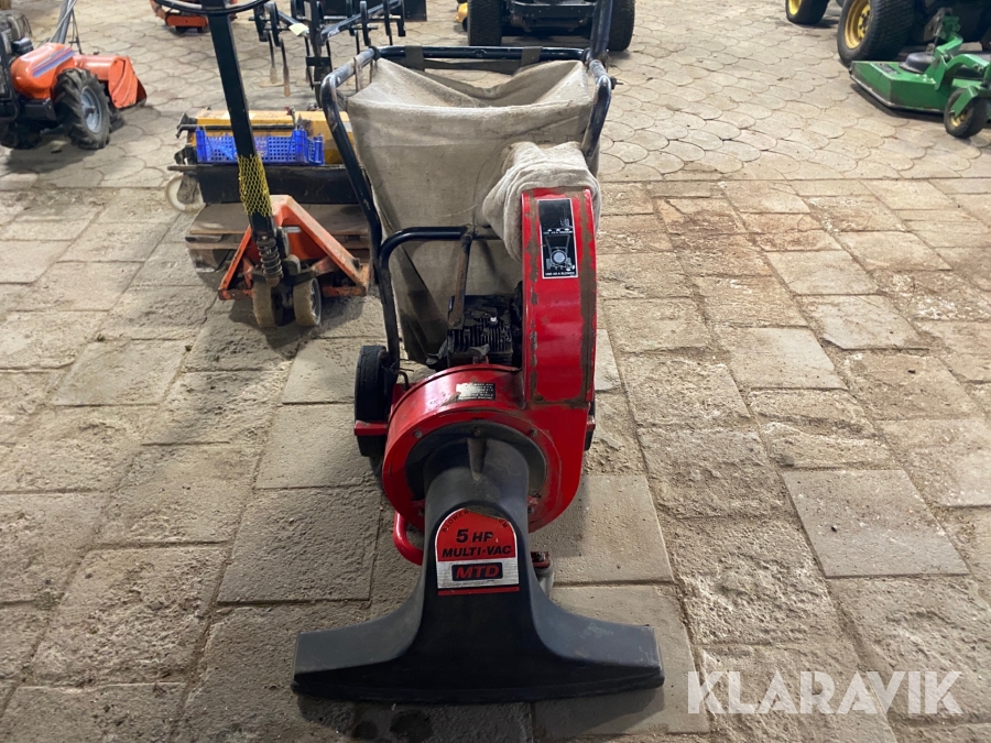 Lövsug MTD Multi-Vac, Bjuv, Klaravik auktioner