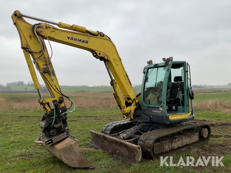 Grävmaskin Yanmar SV 100-1, Malmö, Klaravik auktioner
