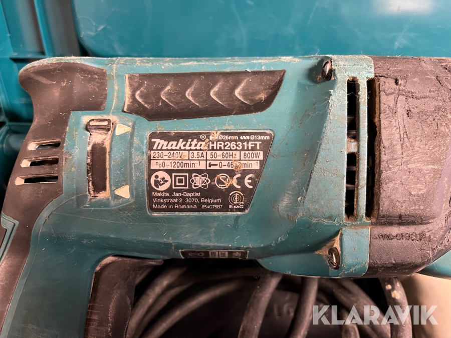 Borrhammare Makita HR2631FT, Upplands Väsby, Klaravik auktio
