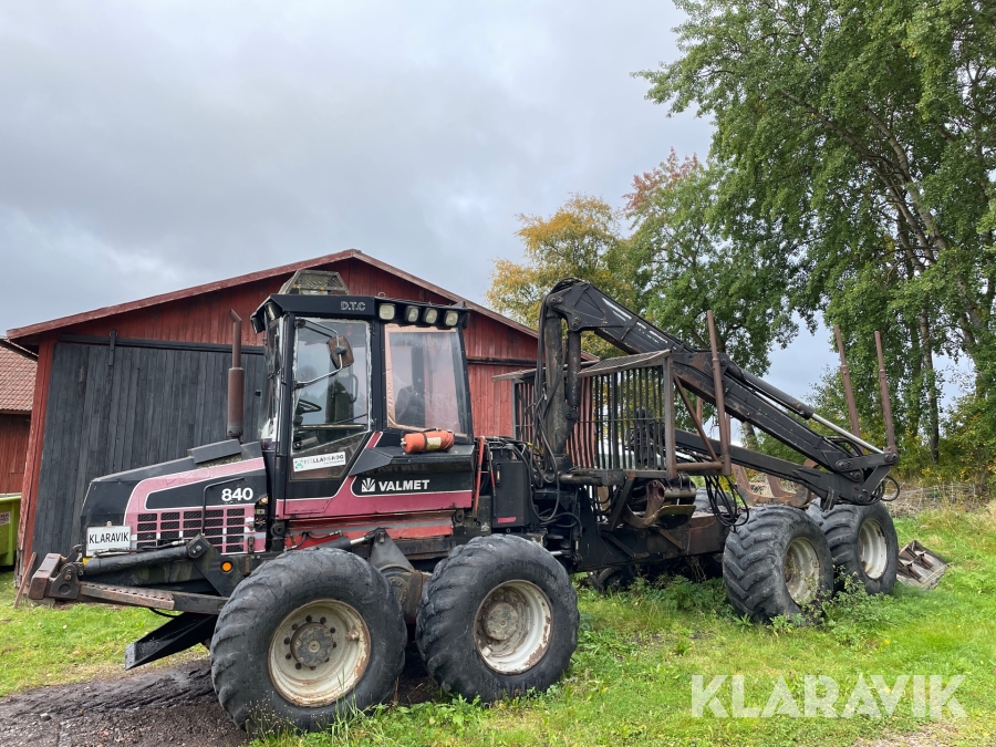 Skotare Valmet 840, Avesta, Klaravik auktioner