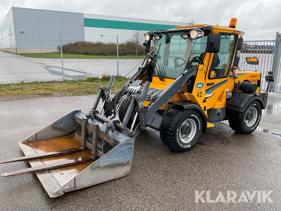 Hjullastare Wille 455B, Trelleborg, Klaravik auktioner