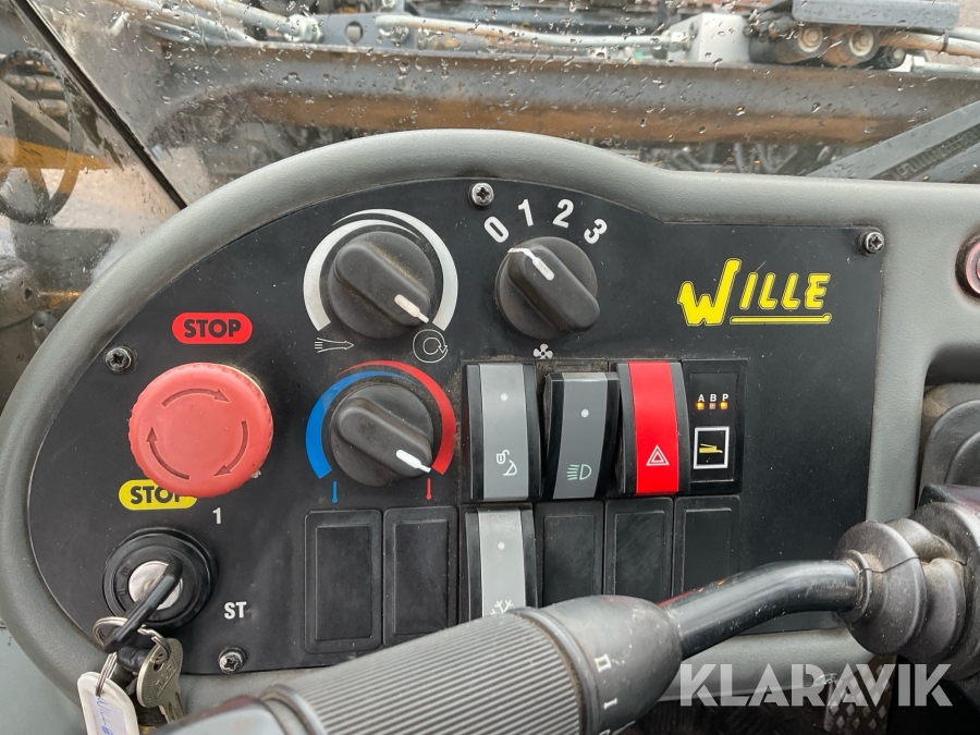 Hjullastare Wille 455B, Trelleborg, Klaravik auktioner