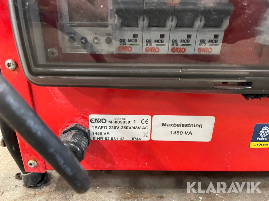 Klaravik Auktioner | 4 st Transformatorer Garo 48v-3GRP-Timer
