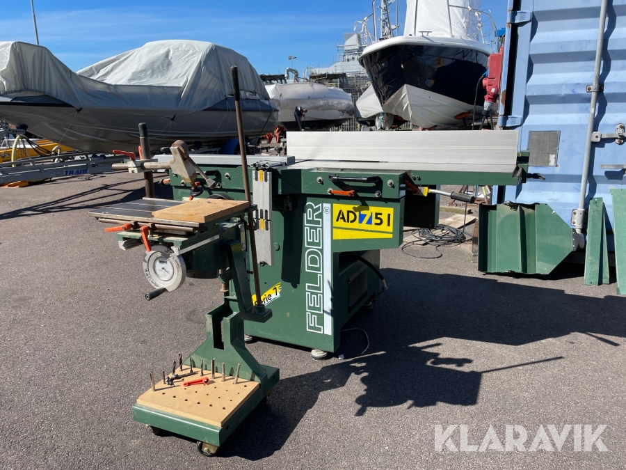 Rikt- och planhyvel Felder AD7-51, Öckerö, Klaravik auktio