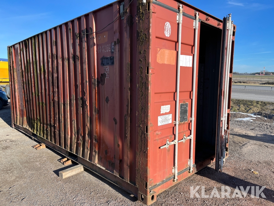 Container 20 fot, Linköping, Klaravik auktioner