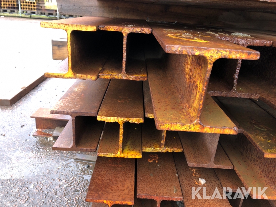 Klaravik Auktioner | Stålbalk HE120B 20 st Längd 5,0-5,4m