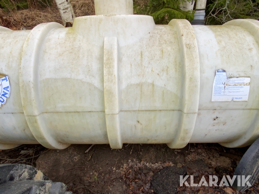 Sluten tank för avlopp Rona plast 3m3, Lekeberg, Klaravik au