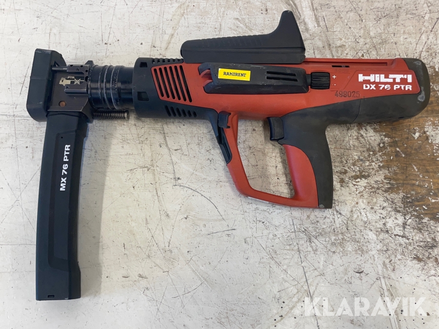Bultpistol patron Hilti DX 76 PTR, Svalöv, Klaravik auktion