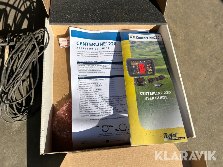 Spårhund TeeJet CenterLine 220, Laholm, Klaravik auktioner