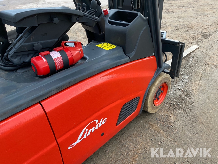 Eltruck Linde E16-01, Laholm, Klaravik auktioner