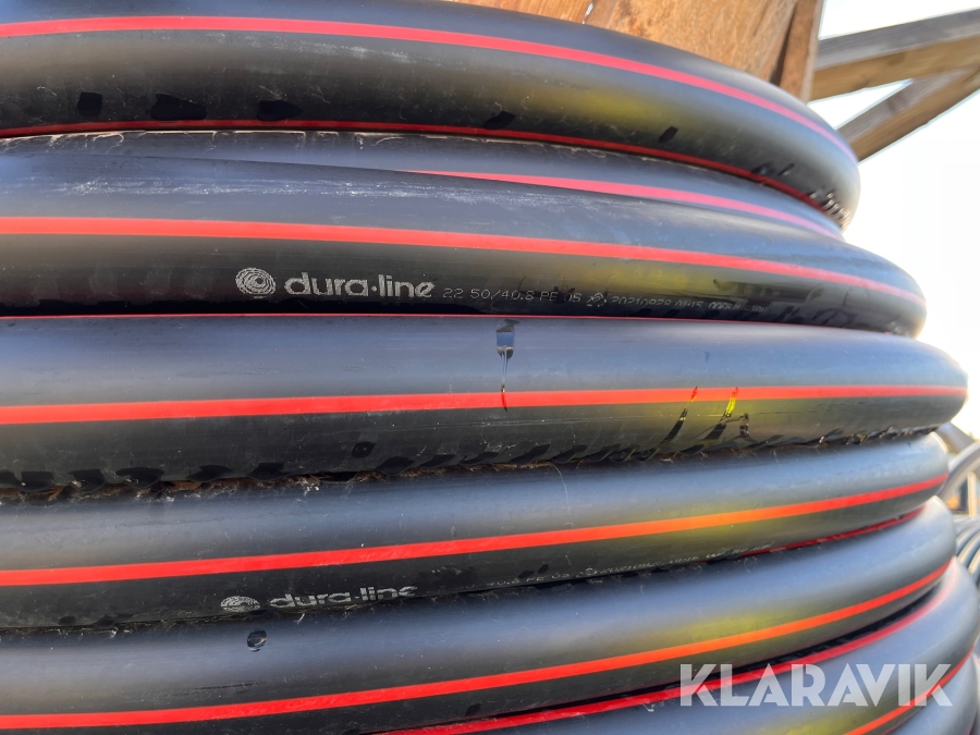 Parti med PE rör samt slang, Ekerö, Klaravik auktioner