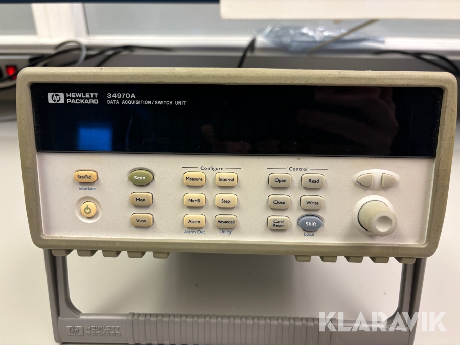 Mätsystem Test HP/Agilent 34970A, Sollentuna, Klaravik aukti