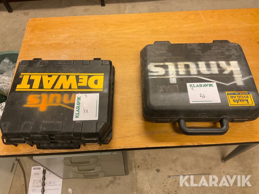 DeWalt / Max, Älvdalen, Klaravik auktioner