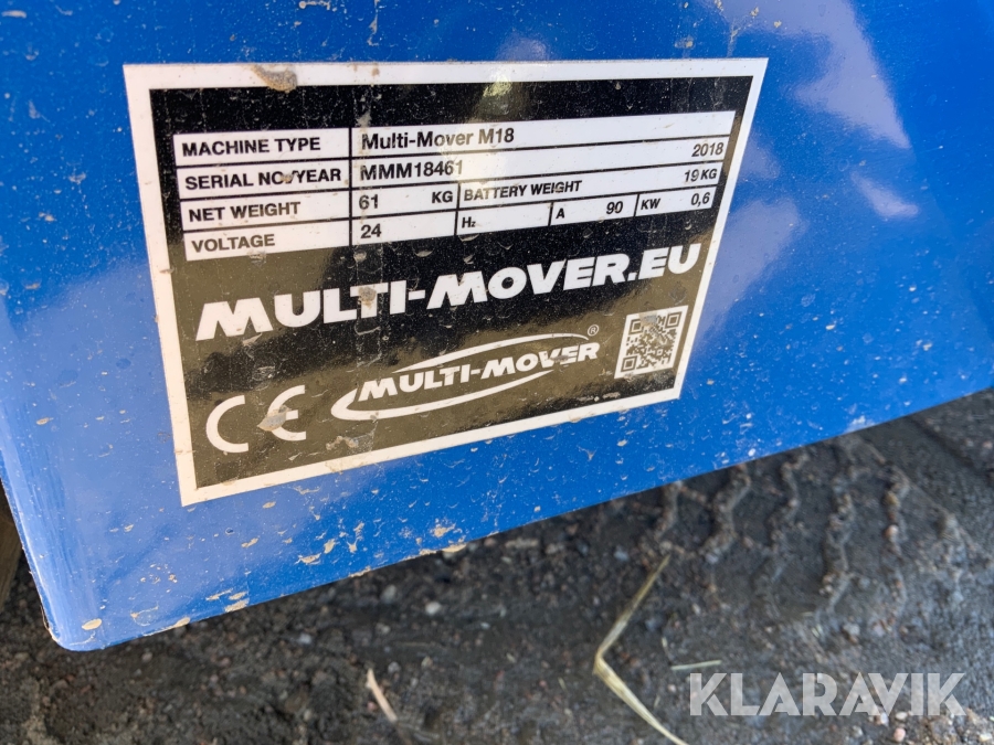 Dragtruck Multi-Mover M18, Ulricehamn, Klaravik auktioner