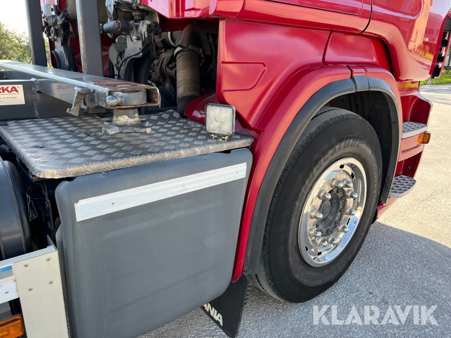 Dragbil Scania R500, Gotland, Klaravik auktioner