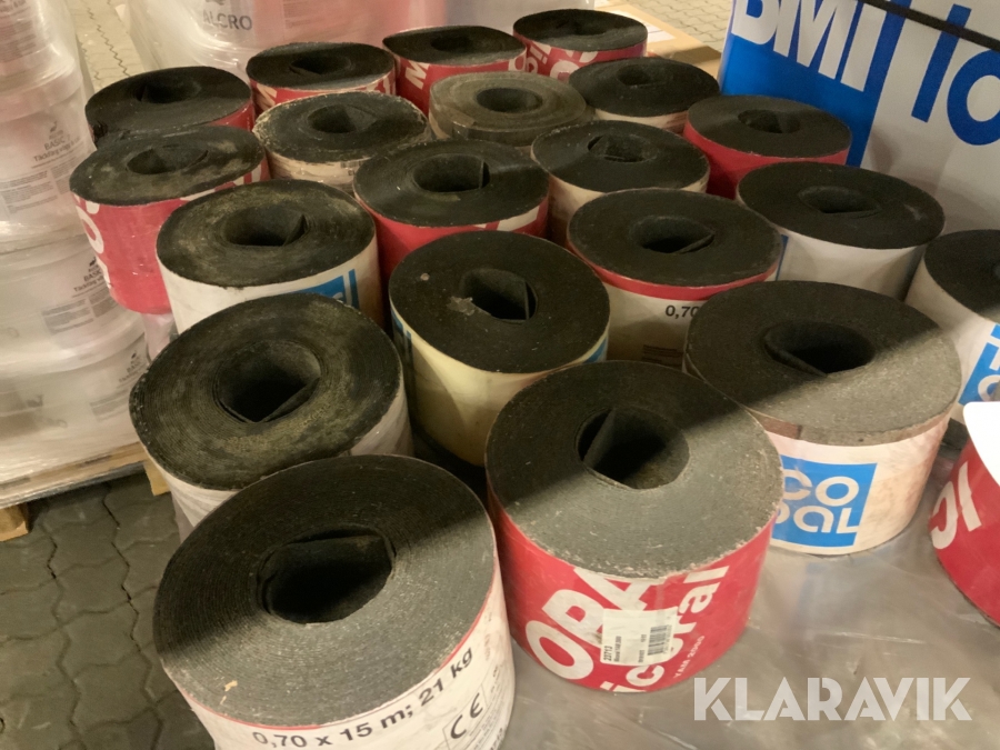 Syllpapp Icopal 0,70x15 meter. 144 rullar, Nässjö, Klaravi