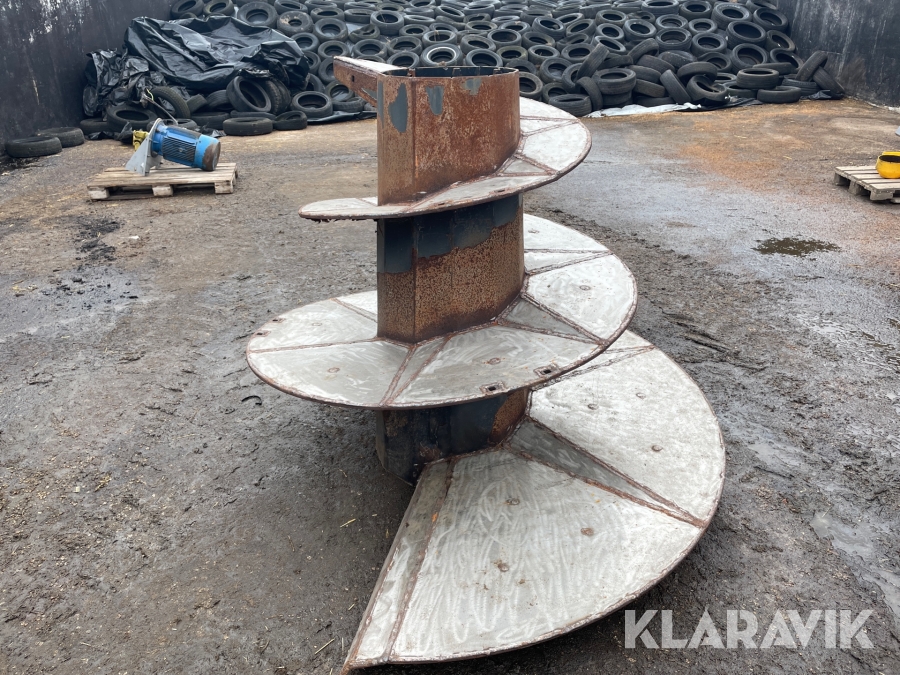 Foderskruv till foderblandare Rostfritt, Högsby, Klaravik au