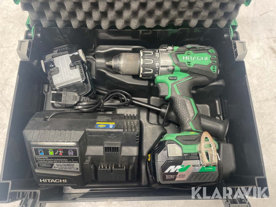 Borrskruvdragare Hitachi DS36DA, Svalöv, Klaravik auktioner