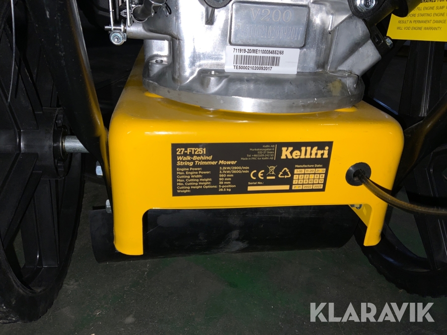 Grästrimmer Kellfri 27-FT251, Skara, Klaravik auktioner