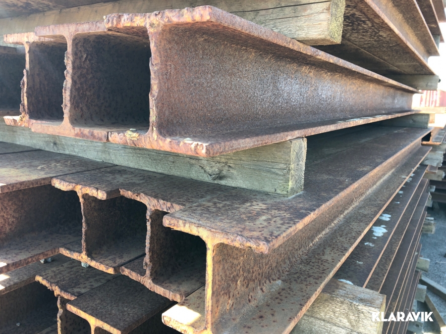 Klaravik Auktioner | Stålbalk HE120B 20 st