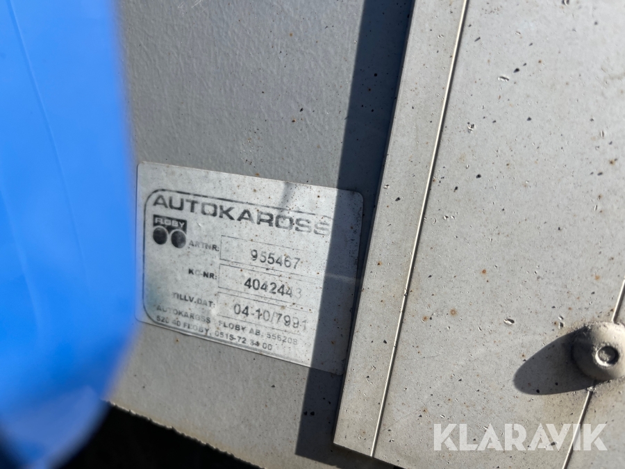 Flakbil Mercedes-Benz Sprinter 316, Göteborg, Klaravik aukti